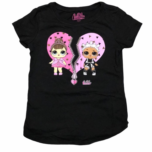 L.O.L. Surprise! | Shirts & Tops | Lol Surprise Graphic Design Black ...